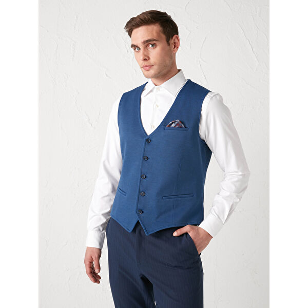 Dar Kalıp İnce Erkek Klasik Yelek