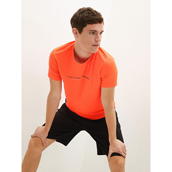 LCW SPORTS Bisiklet Yaka Kısa Kollu Aktif Spor Erkek Tişört LCW SPORTS Bisiklet Yaka Kısa Kollu Aktif Spor Erkek Tişört