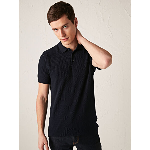 LCW VISION Polo Yaka Kısa Kollu İnce Triko Kazak LCW VISION Polo Yaka Kısa Kollu İnce Triko Kazak