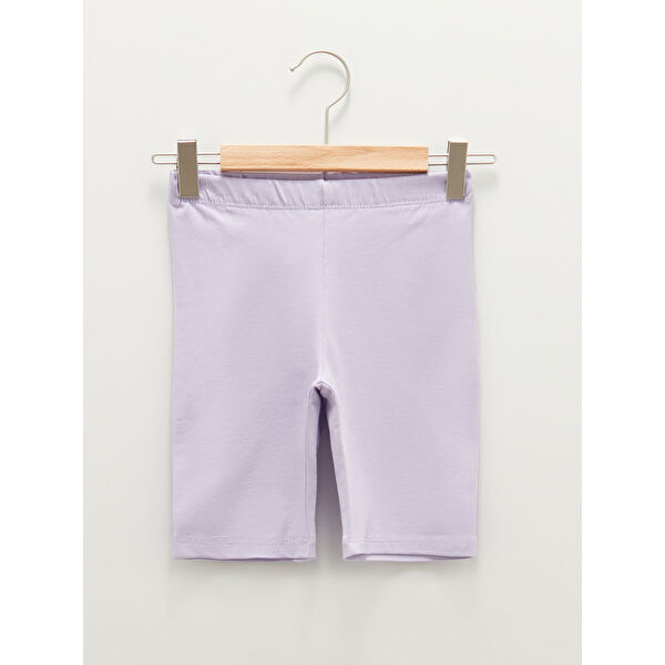 Basic Pamuklu Kız Çocuk Kısa Tayt