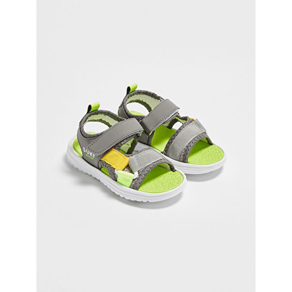 Renkli Erkek Çocuk Plaj Sandaleti