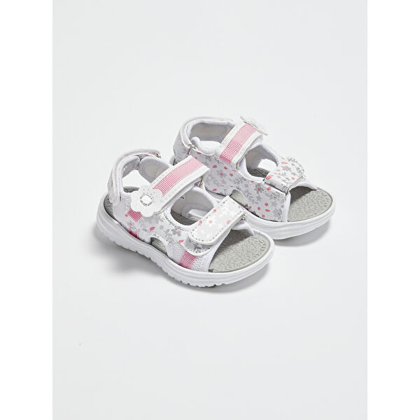 Cırt Cırtlı Kız Bebek Sandaleti