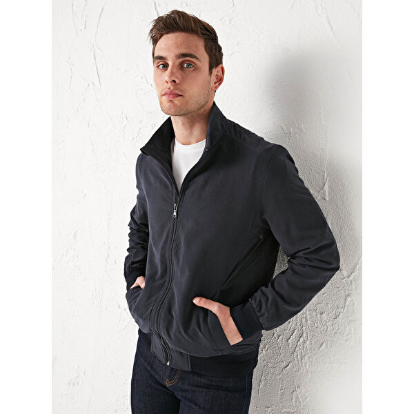 LCW CLASSIC Dik Yaka Bomber İnce Erkek Mont