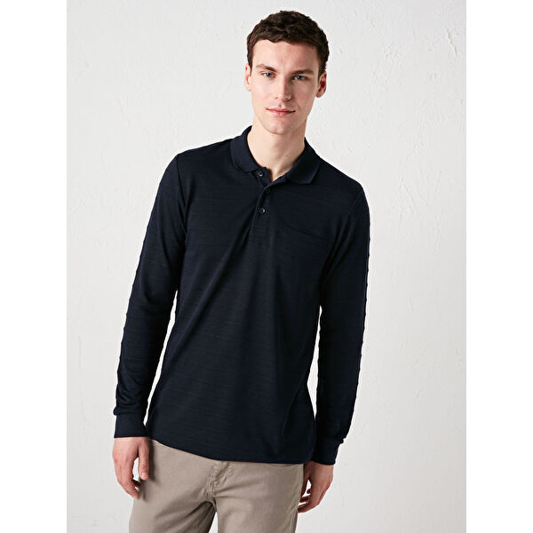 LCW CLASSIC Polo Yaka Uzun Kollu Erkek Tişört