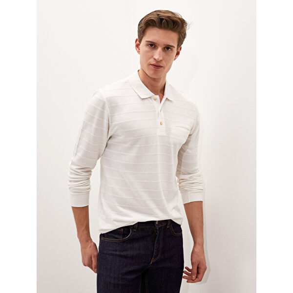 LCW CLASSIC Polo Yaka Uzun Kollu Erkek Tişört