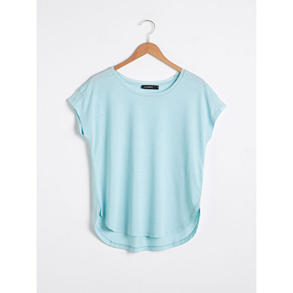 LCW ACTIVE Bisiklet Yaka Kadın Spor Tişört