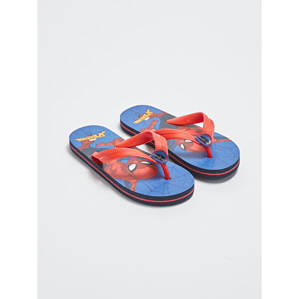 Erkek Çocuk Spiderman Lisanslı Parmak Arası Plaj Terliği