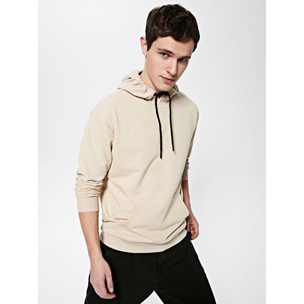 LCW CASUAL Kapüşonlu Uzun Kollu Basic Kalın Erkek Sweatshirt
