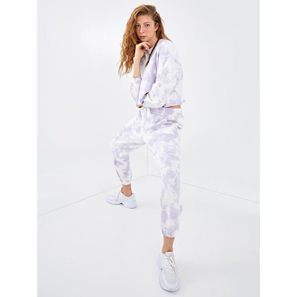 XSIDE Beli Lastikli Batik Desenli Kadın Jogger Eşofman Altı XSIDE Beli Lastikli Batik Desenli Kadın Jogger Eşofman Altı