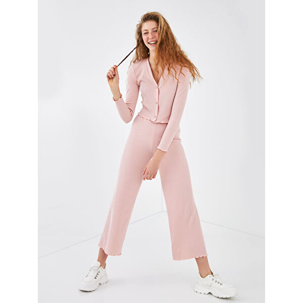 XSIDE Beli Lastikli Geniş Paça Kaşkorse Kadın Jogger Pantolon XSIDE Beli Lastikli Geniş Paça Kaşkorse Kadın Jogger Pantolon