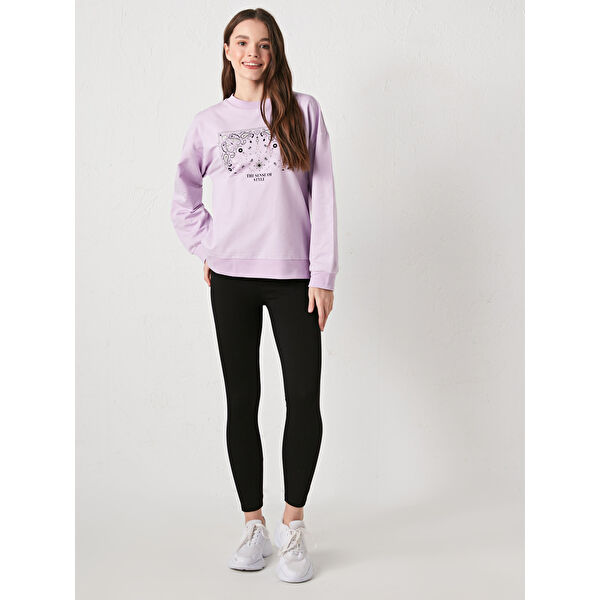 LCW CASUAL Beli Lastikli Şerit Detaylı Kadın Tayt LCW CASUAL Beli Lastikli Şerit Detaylı Kadın Tayt