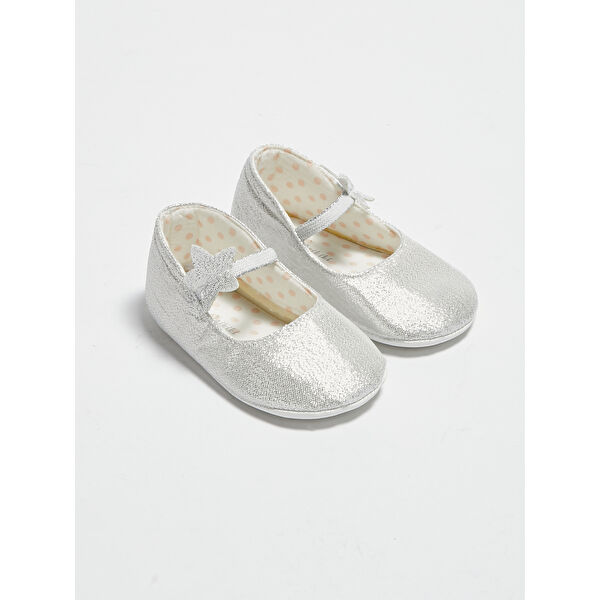 Kız Bebek Parlak Babet Ayakkabı