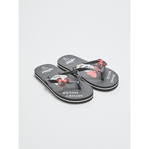 Minnie Mouse Lisanslı Kız Çocuk Parmak Arası Plaj Terliği