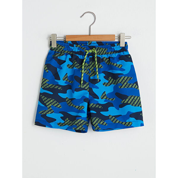 Kamuflaj Desenli Hızlı Kuruyan Erkek Çocuk Deniz Şortu Kamuflaj Desenli Hızlı Kuruyan Erkek Çocuk Deniz Şortu