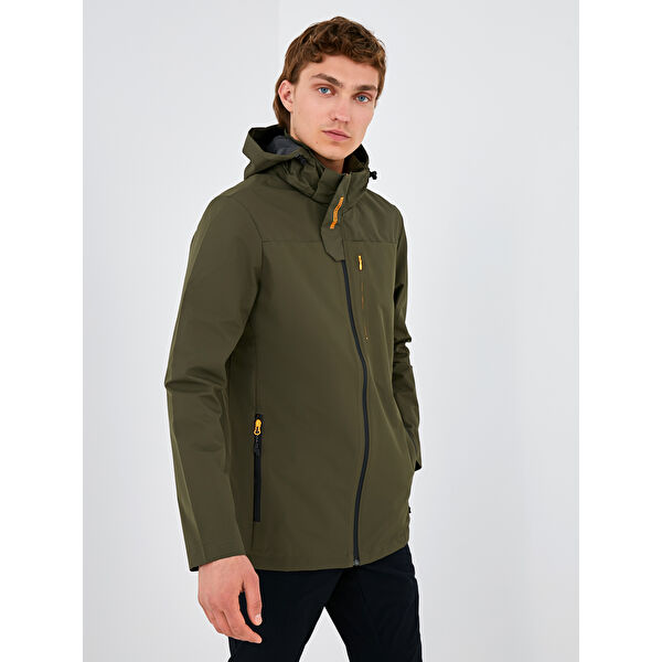 Outdoor Dik Yaka Kapüşonlu İnce Erkek Rüzgarlık Outdoor Dik Yaka Kapüşonlu İnce Erkek Rüzgarlık