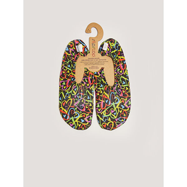 Slip Stop Baskılı Kadın Deniz Ayakkabısı