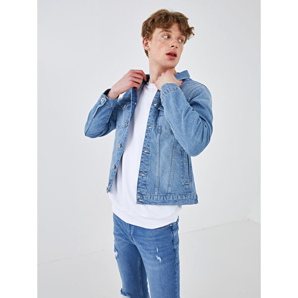 XSIDE Oversize Erkek Jean Ceket