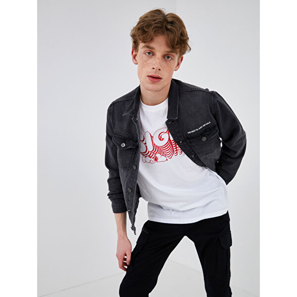 XSIDE Oversize Erkek Jean Ceket