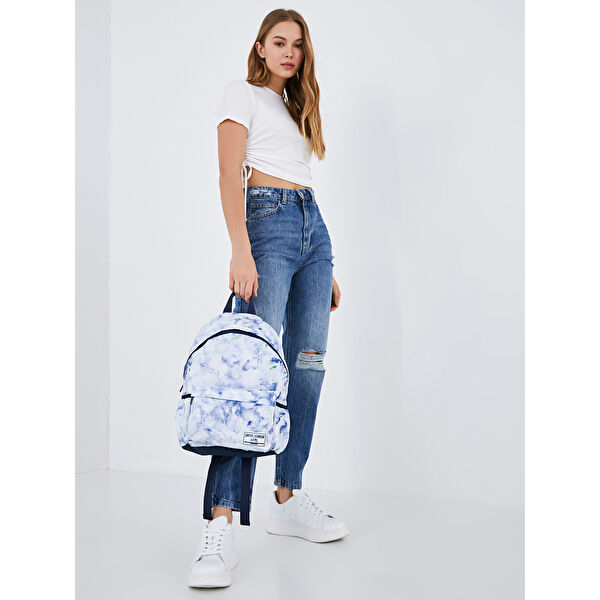 Desenli Kadın Sırt Çantası