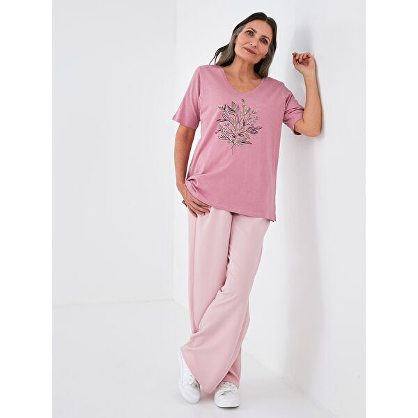 LCW GRACE Beli Lastikli Cep Detaylı Medine İpeği Kumaş Kadın Pantolon