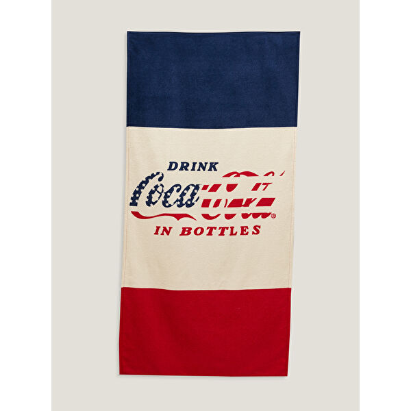 Coca Cola Lisanslı Kadın Plaj Havlusu Coca Cola Lisanslı Kadın Plaj Havlusu