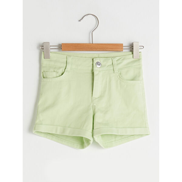 Basic Gabardin Kız Çocuk Şort