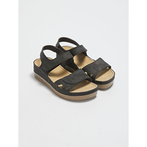 Kalın Tabanlı Cırt Cırtlı Kadın Sandalet Kalın Tabanlı Cırt Cırtlı Kadın Sandalet