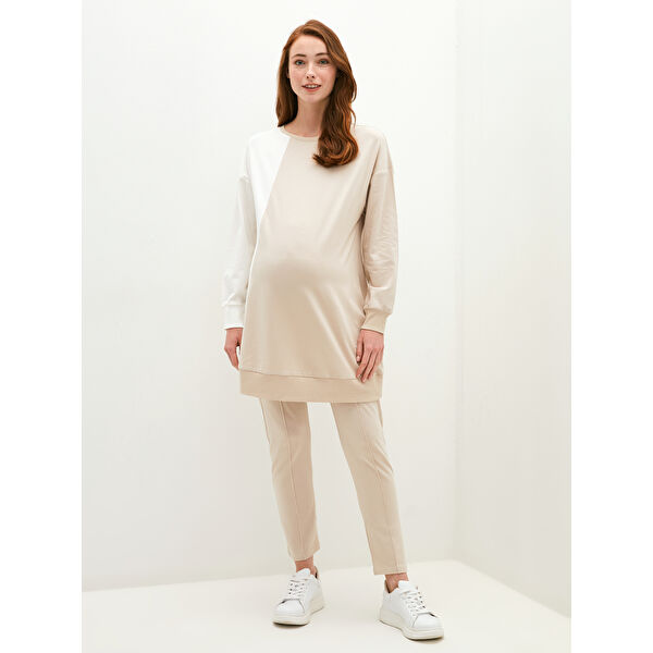 Karın Panelli Havuç Kesim Hamile Eşofman Altı