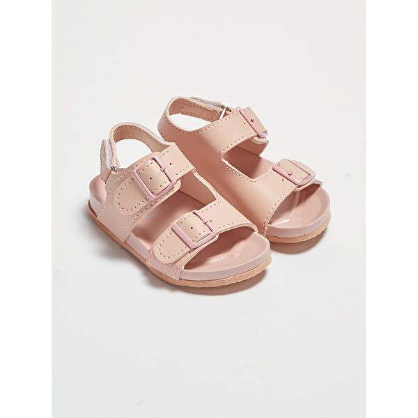 Kız Bebek Cırt Cırtlı Günlük Sandalet Kız Bebek Cırt Cırtlı Günlük Sandalet