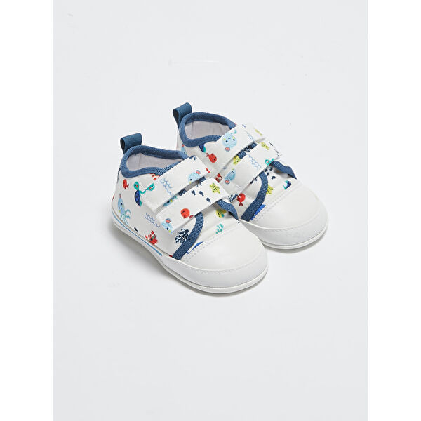 Cırt Cırtlı Yürüme Öncesi Erkek Bebek Ev Ayakkabısı