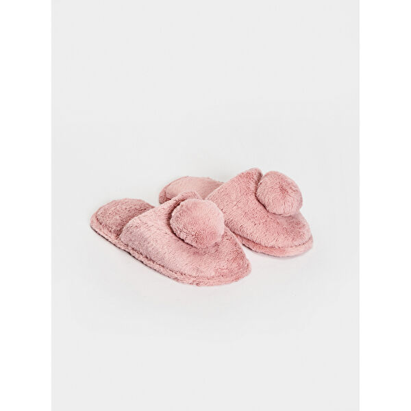 Kadın Ponponlu Ev Terliği