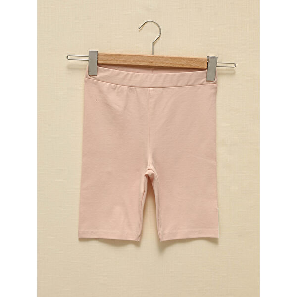 Beli Lastikli Basic Organik Pamuklu Kız Çocuk Tayt