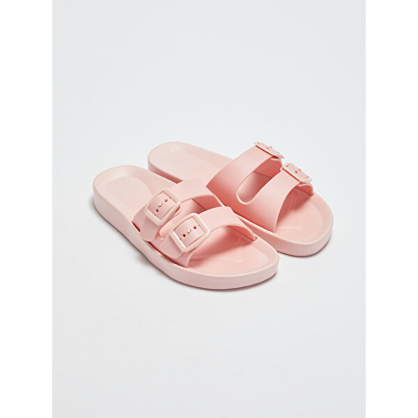 Çift Bantlı Kadın Plaj Terliği