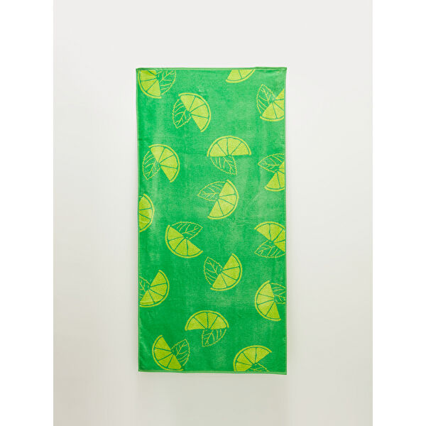 Desenli Kadın Plaj Havlusu