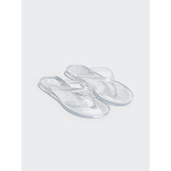 Şeffaf Kadın Plaj Terliği