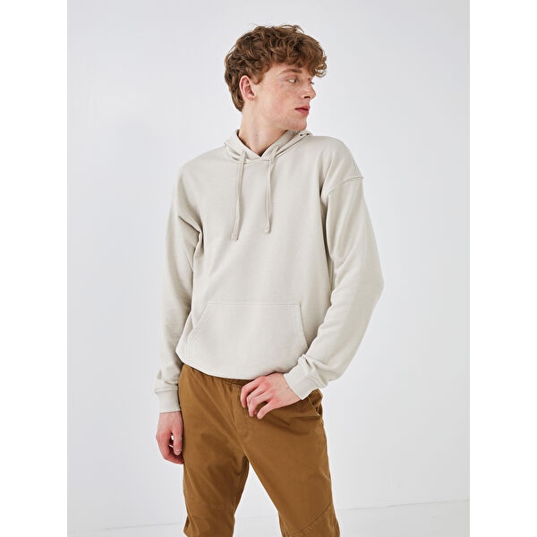 XSIDE Oversize Kapüşonlu Uzun Kollu Erkek Sweatshirt