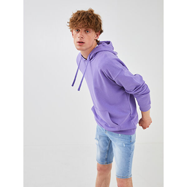 XSIDE Oversize Kapüşonlu Uzun Kollu Erkek Sweatshirt