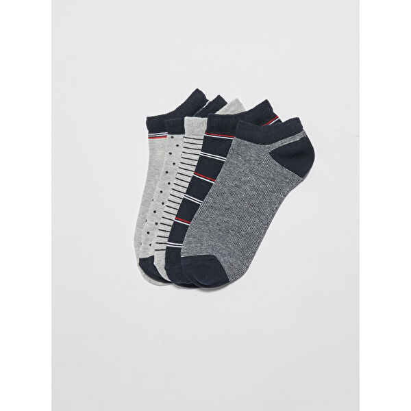 Desenli Erkek Patik Çorap 5'li