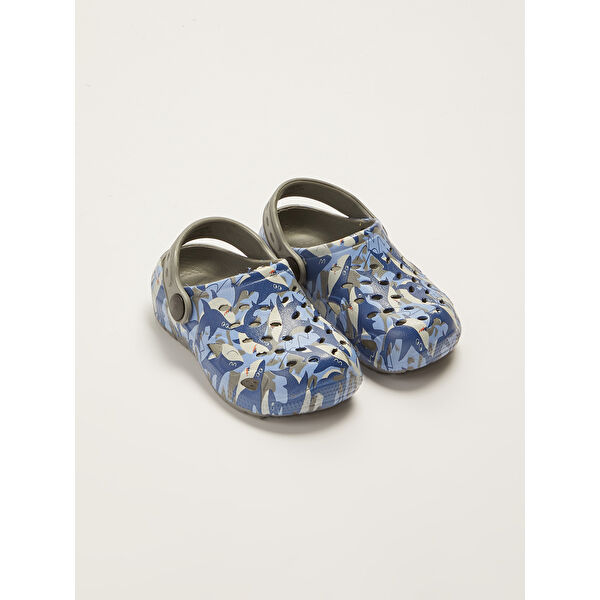 Baskılı Erkek Bebek Sandalet