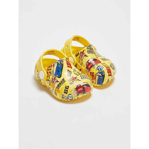 Baskılı Erkek Bebek Plaj Sandaleti