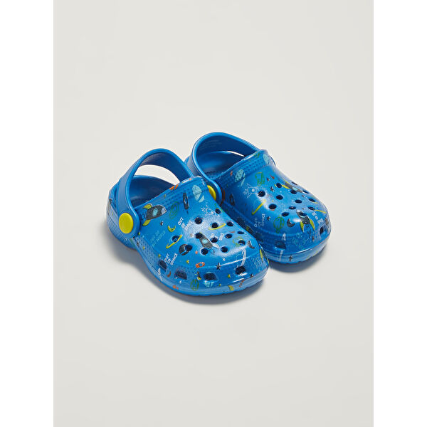 Baskılı Baskılı Erkek Bebek Plaj Sandalet