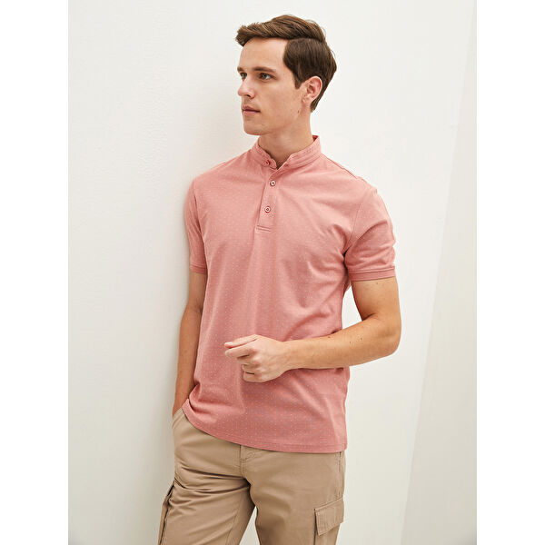 LCW CLASSIC LCW GREEN Hakim Yaka Kısa Kollu Erkek Tişört