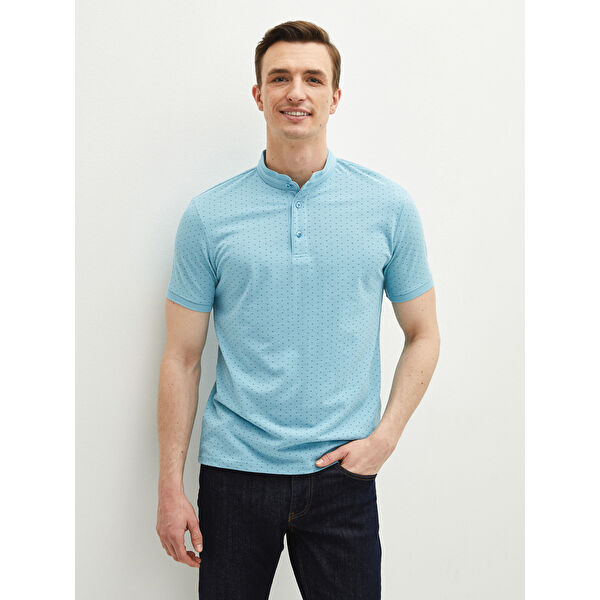 LCW CLASSIC LCW GREEN Hakim Yaka Kısa Kollu Erkek Tişört