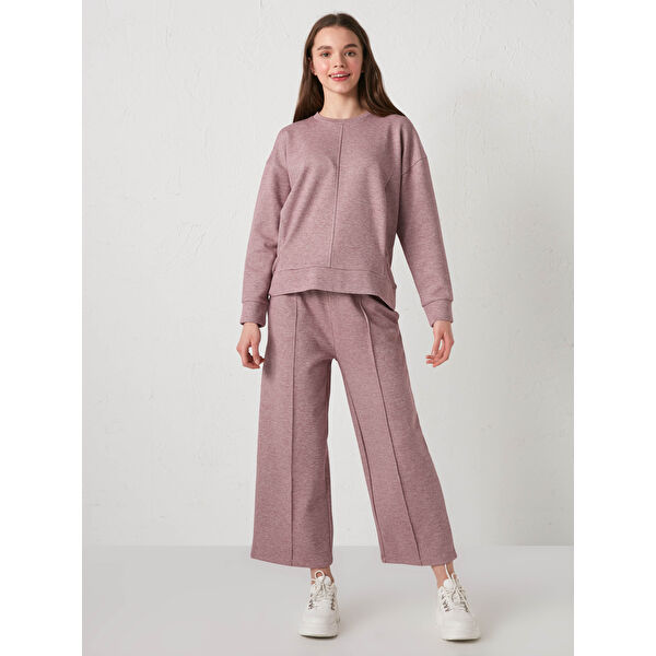 Beli Lastikli Geniş Paça Kadın Eşofman Alt