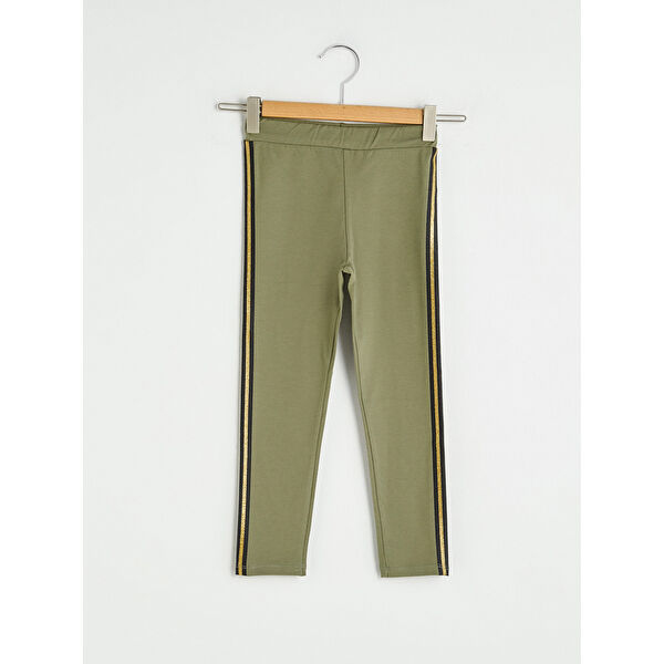 Beli Lastikli Yanları Şerit Detaylı Pamuklu Kız Çocuk Uzun Tayt Beli Lastikli Yanları Şerit Detaylı Pamuklu Kız Çocuk Uzun Tayt