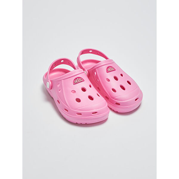 Delikli Görünümlü Kız Çocuk Sandalet