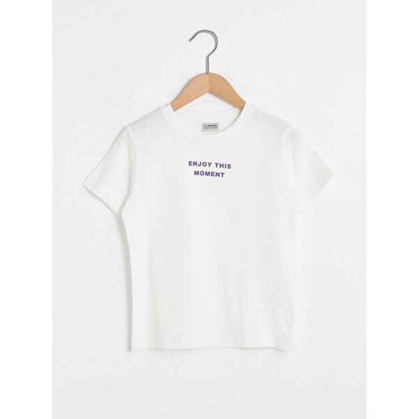 Bisiklet Yaka Basic Kısa Kollu Pamuklu Erkek Çocuk Tişört