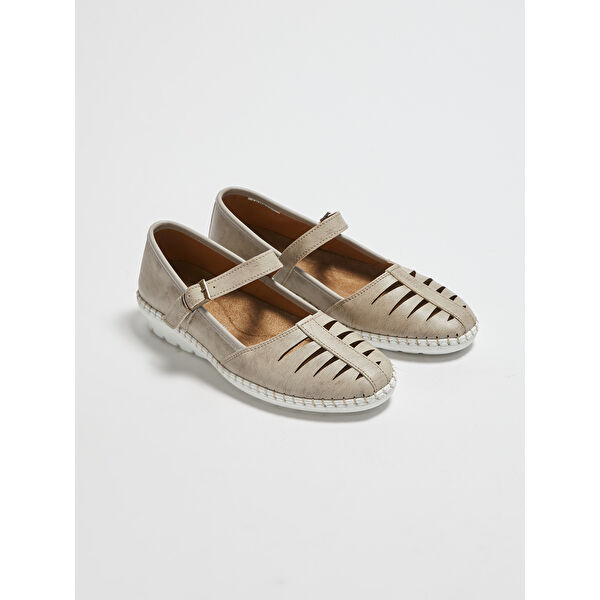 Deri Görünümlü Kadın Babet