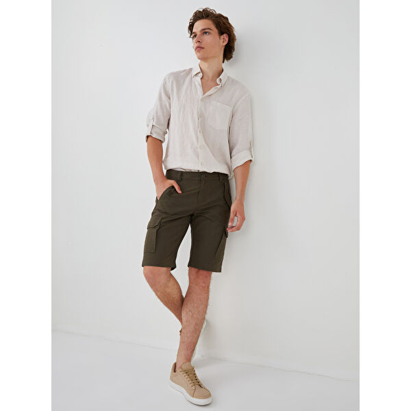 LCW CASUAL Standart Kalıp Erkek Bermuda Şort