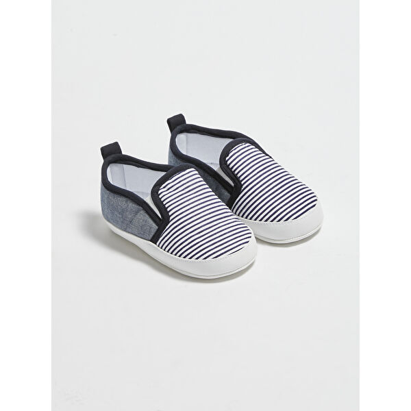 Erkek Bebek Yürüme Öncesi Bez Ev Ayakkabısı